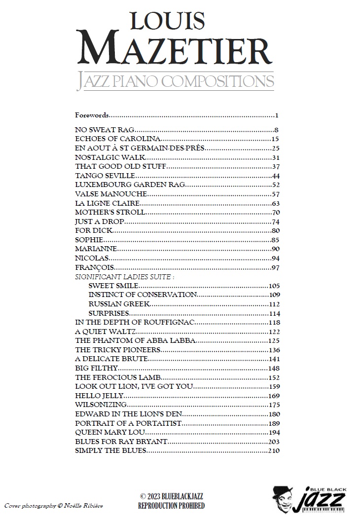 BlueBlackJazz : Jazz piano transcriptions, transcription service